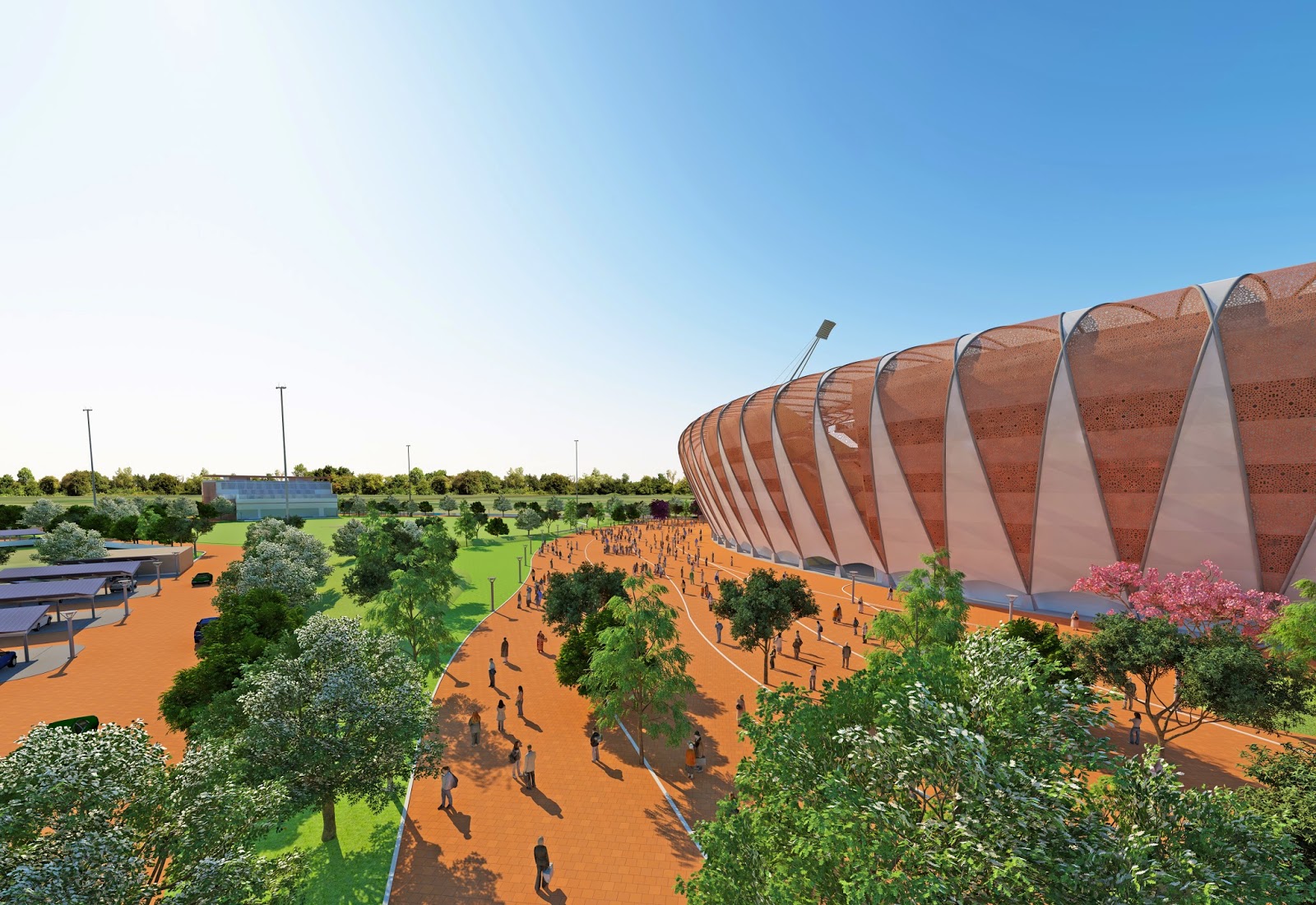 Design Architecture in India: International Cricket Stadium at Gwalior