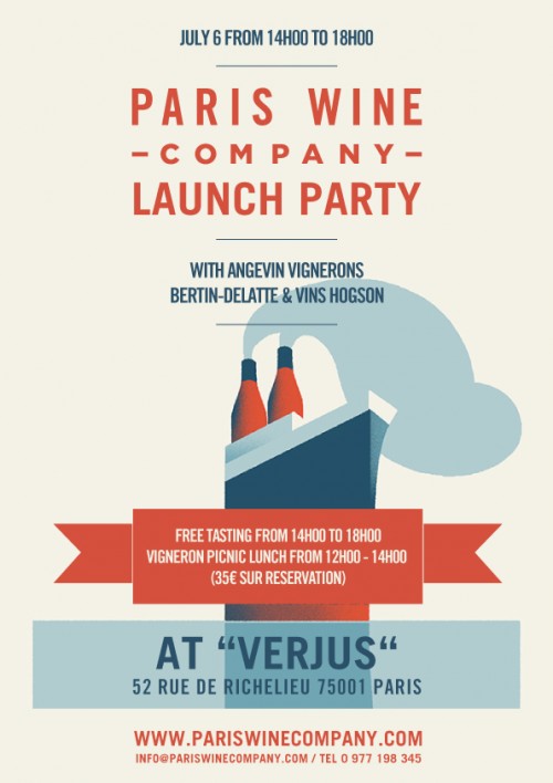 not drinking poison in paris: paris wine company launch