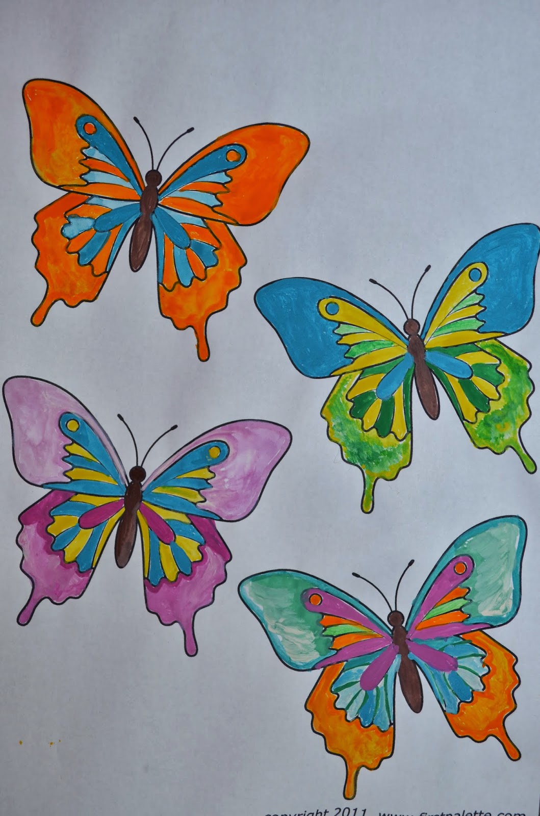 Cuvinte-picaturi de suflet: Fluturi, fluturasi colorati -pregătim ...