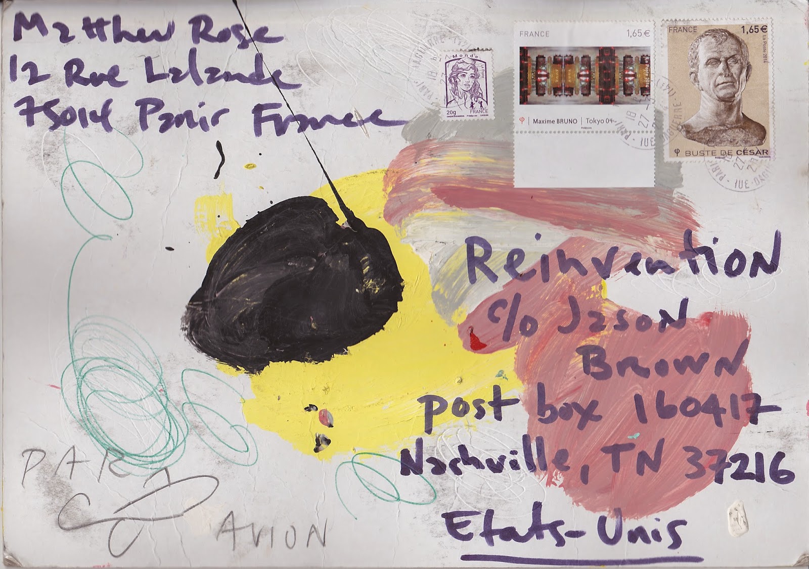 Reinvention : A Mail Art Project: PAGE 9 : Stephen Stephenson, Duncan ...
