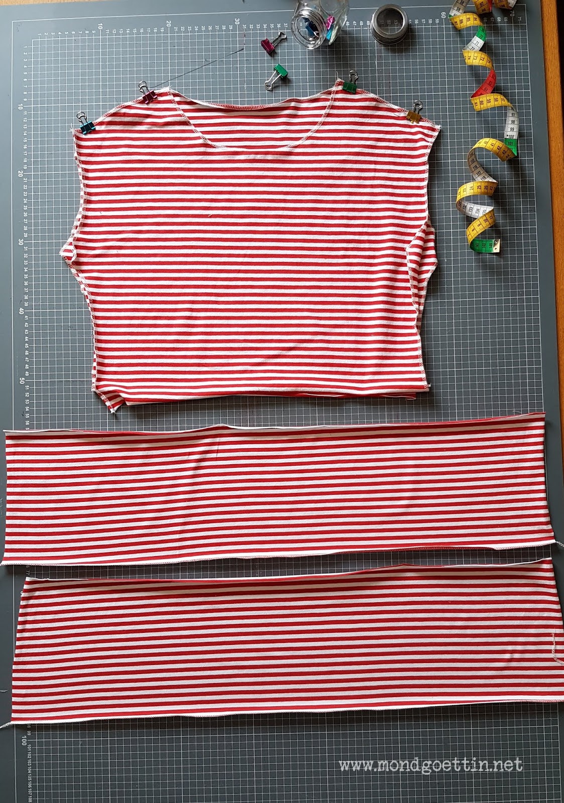 DIY---Shirt mit Rüsche - Mondgöttin