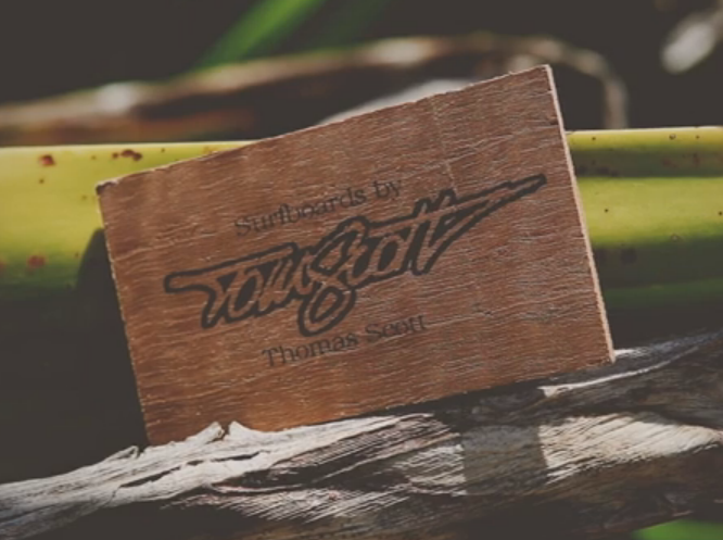 Wooden Surfboards: Tom Scott agave surfboards