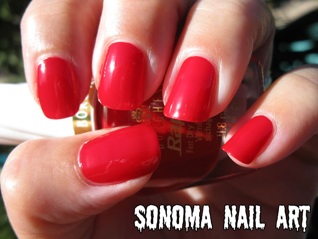 Sonoma Nail Art: 31 Day Nail Art Challenge: Red Nails