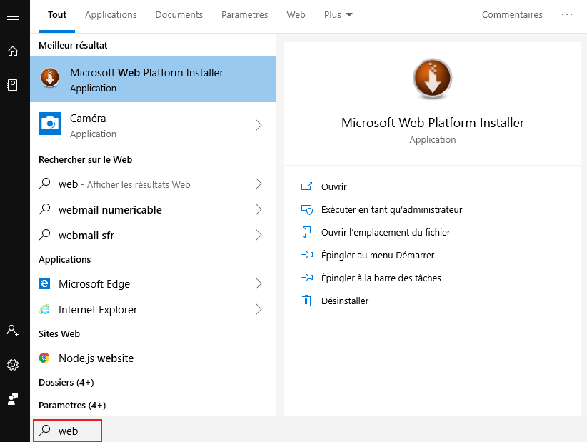 Installer PHP sur Microsoft Windows IIS