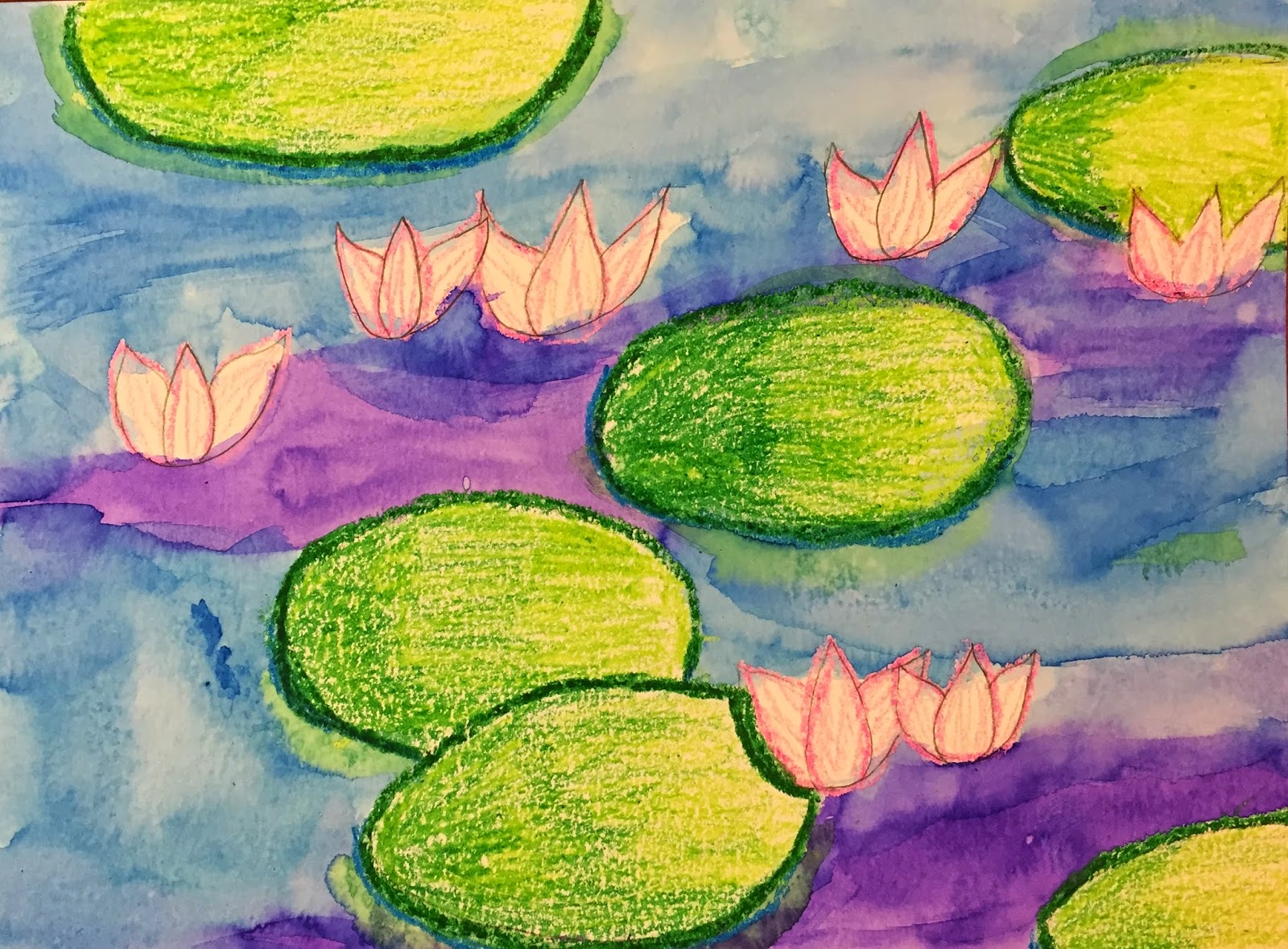 Archway Arete Art Class: Monet's Water Lilies