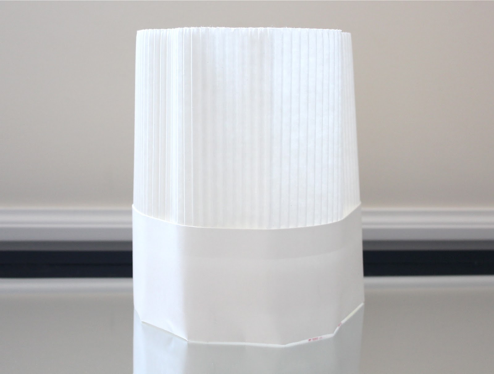 Champaign Plastics / Disposable Plastic Wear: Pleated Paper Chef Hat