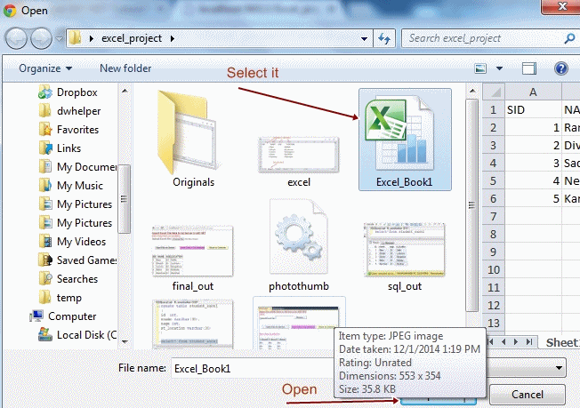 How To Import Excel File Data In Database And Display It In Gridview Control In My