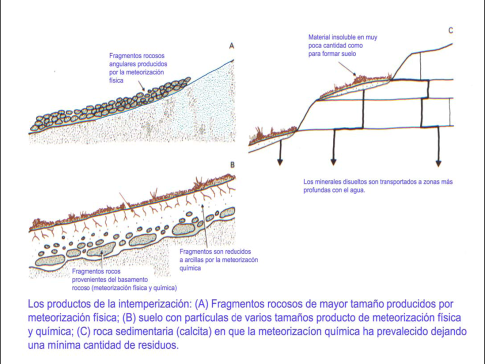 EDAFOLOGIA: Meteorizacion
