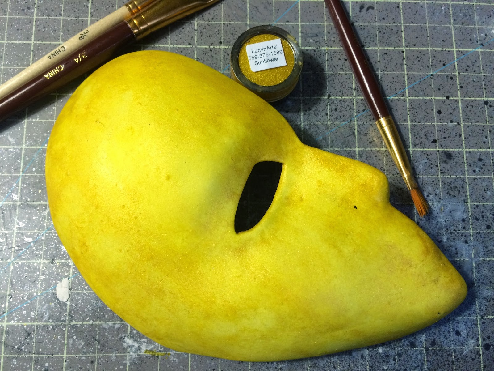Creative Paperclay® air dry modeling material: Tears Masquerade Mask ...