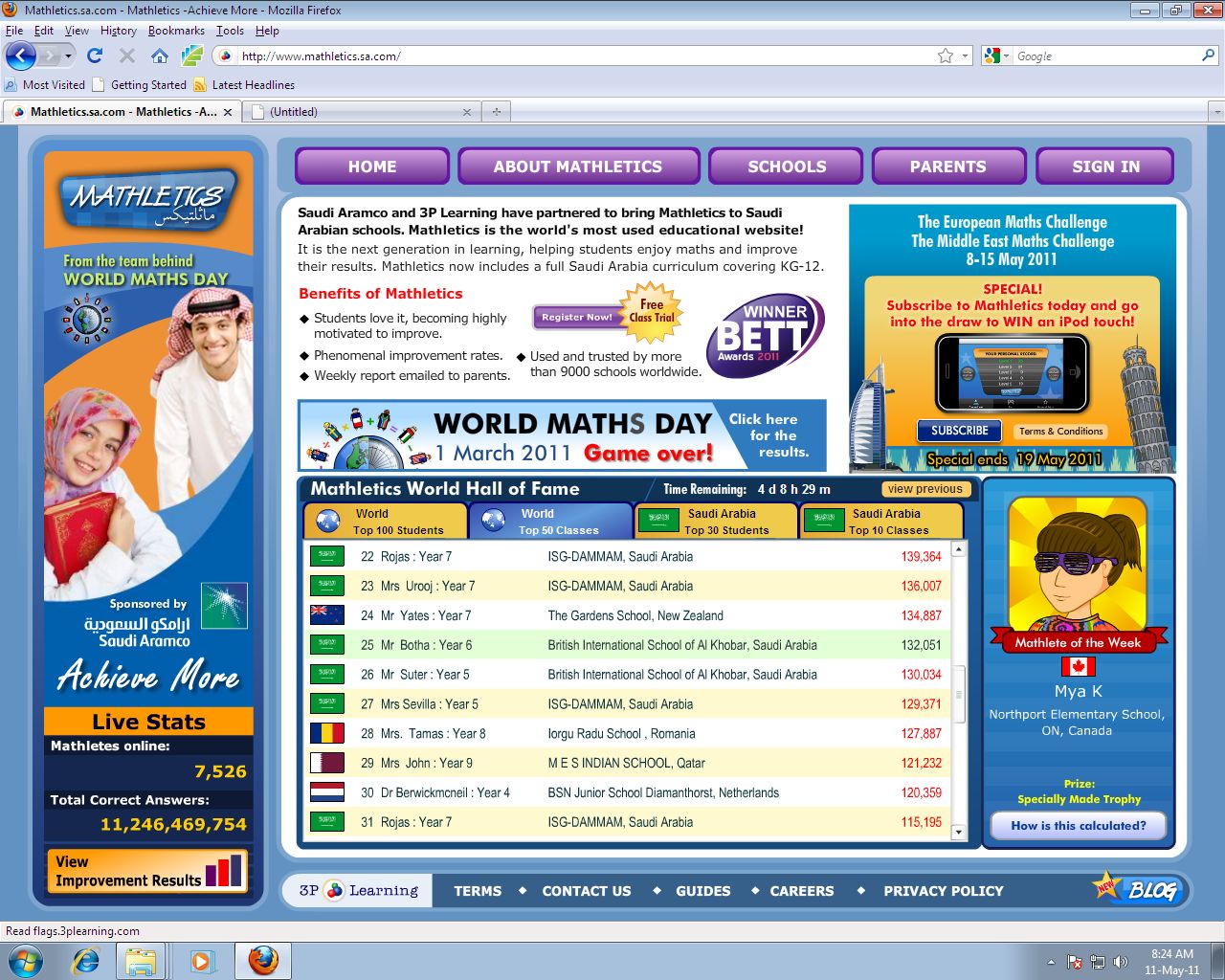 Year 5 - British International School Al Khobar: Mathletics frenzy!