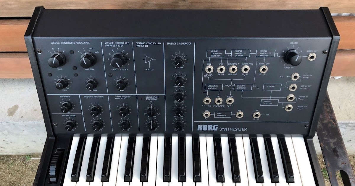 MATRIXSYNTH: KORG MS-10 Monophonic Synthesizer Serviced