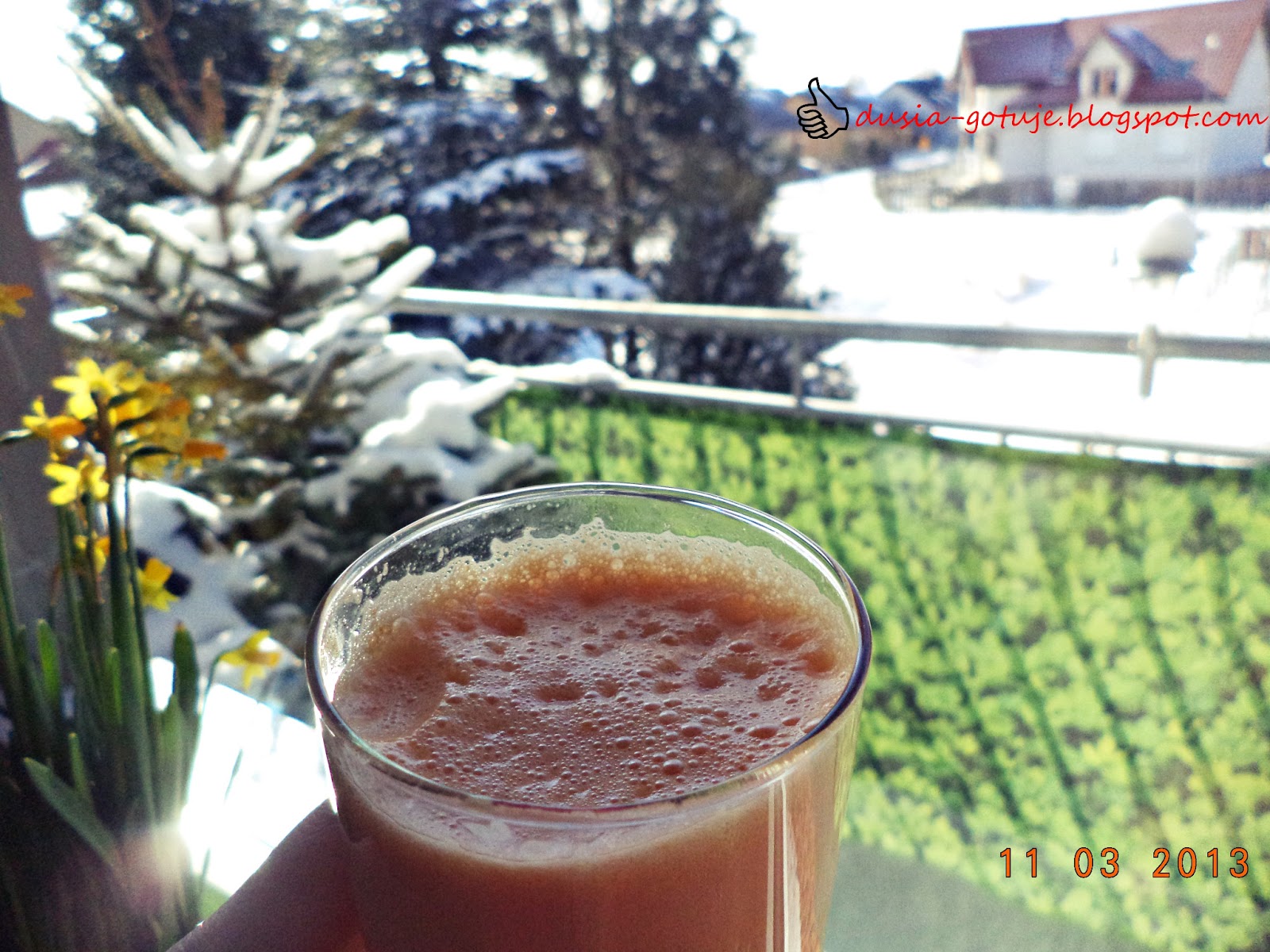 Koperek w kuchni ;): Soczek z grejpfruta i pomarancza ;-)