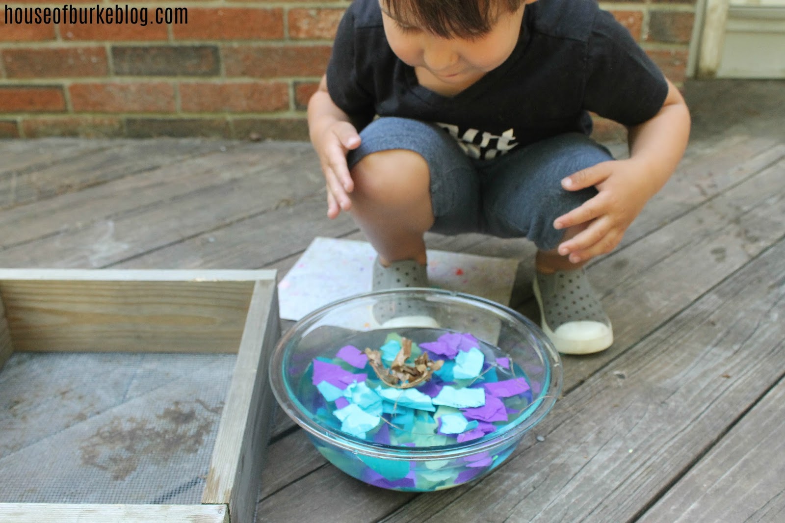 House of Burke: Recycled Paper Activity for Preschoolers