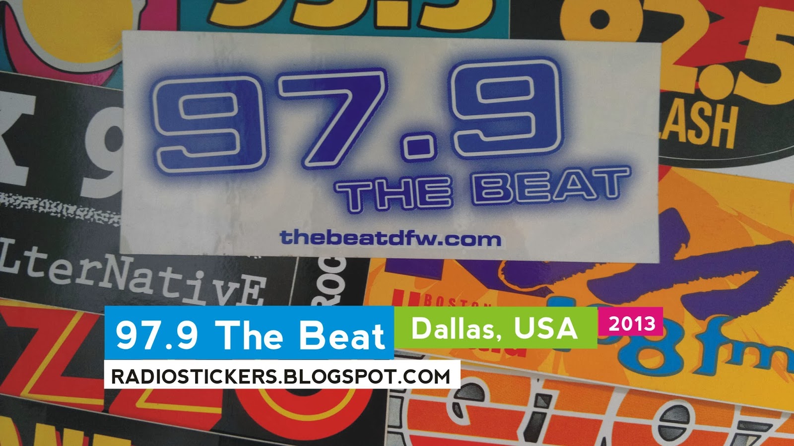 RADIO station stickers... and more!: 97.9 The Beat, Dallas (2000s, 2013)