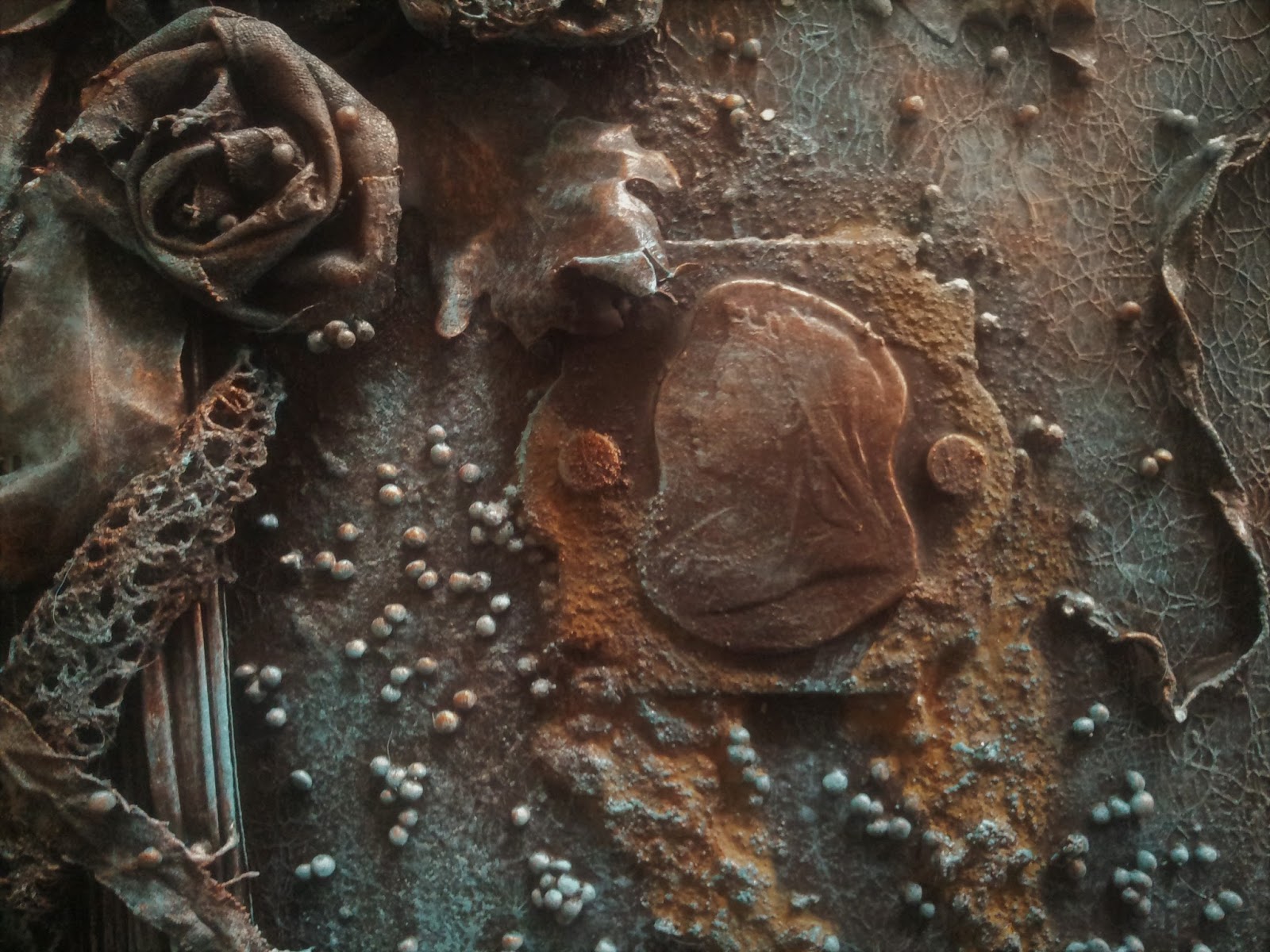 Barnsley Crafter: Powertex, The finished Journal Cover