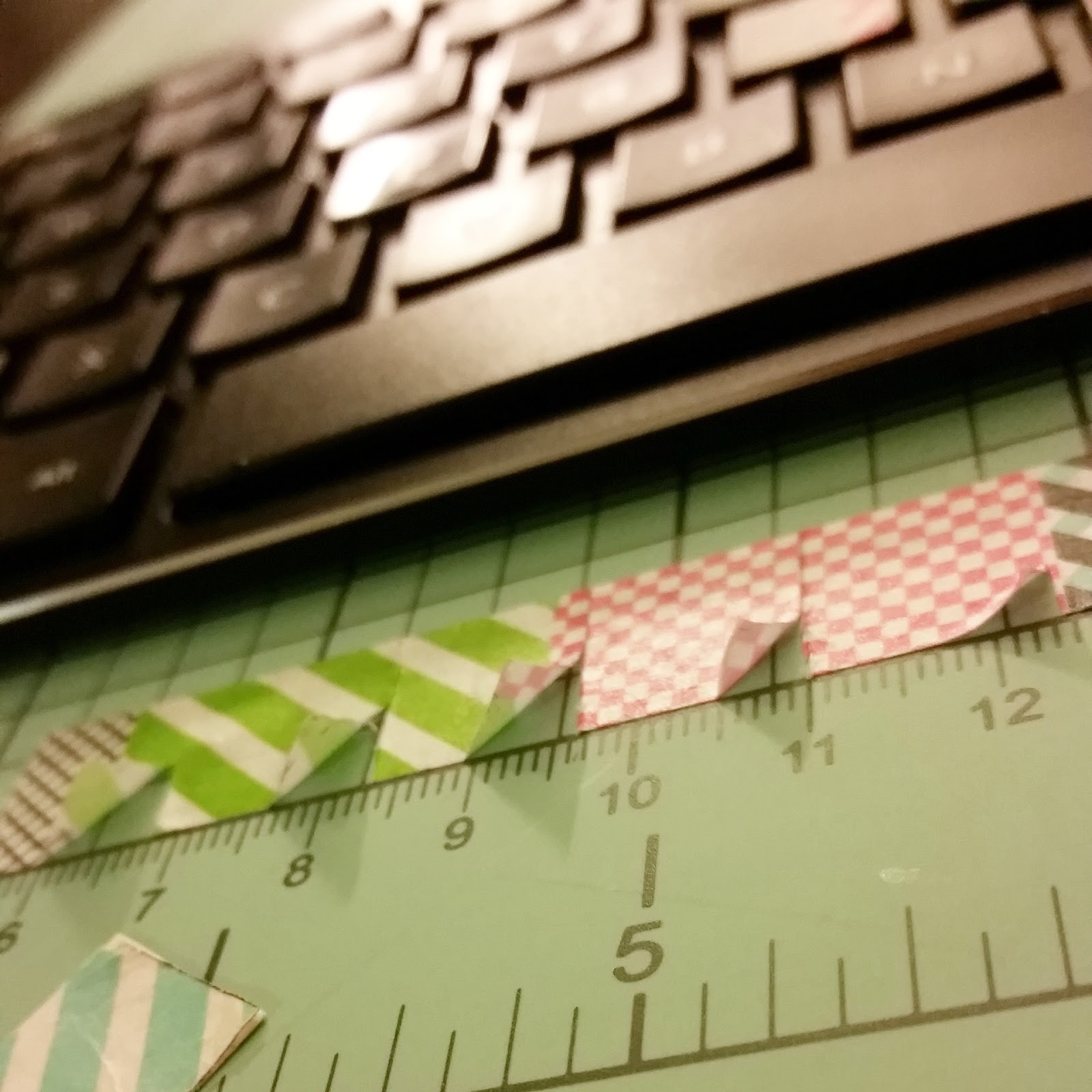 Domesticraft: Colorful DIY Washi Tape Keyboard Tutorial Part 1