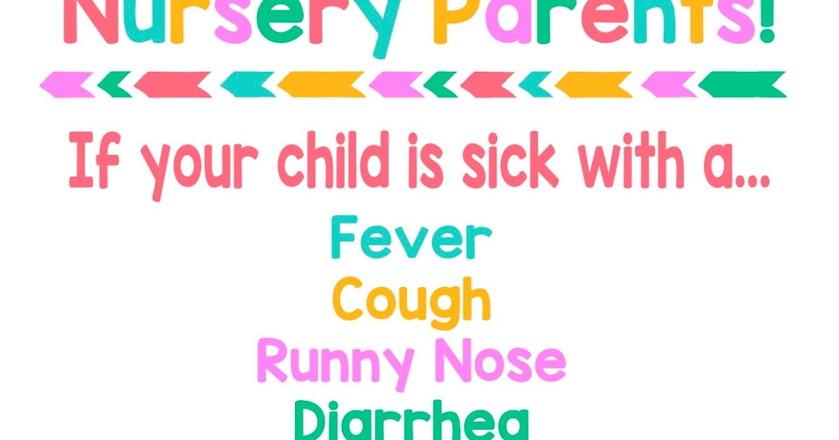 simple sisters: Illness Sign for LDS Nursery