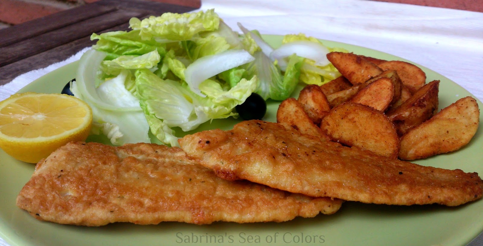 Rebozado perfecto para pescado - Sabrina´s Sea of Colors