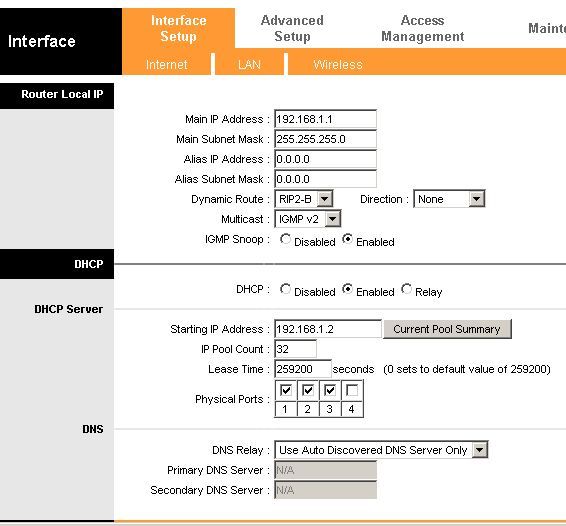 Peo tv with Wifi Router Setting: Screenshots of Router Seting