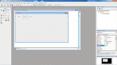 Merubah warna Background dan font vb6 - artikel visual basic