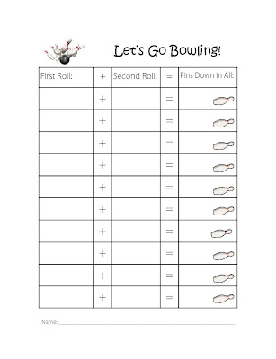 Color Me Happy in Kindergarten: Let's Go Bowling!