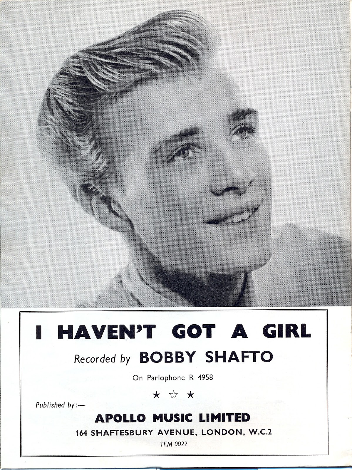 SIXTIES BEAT: Bobby Shafto