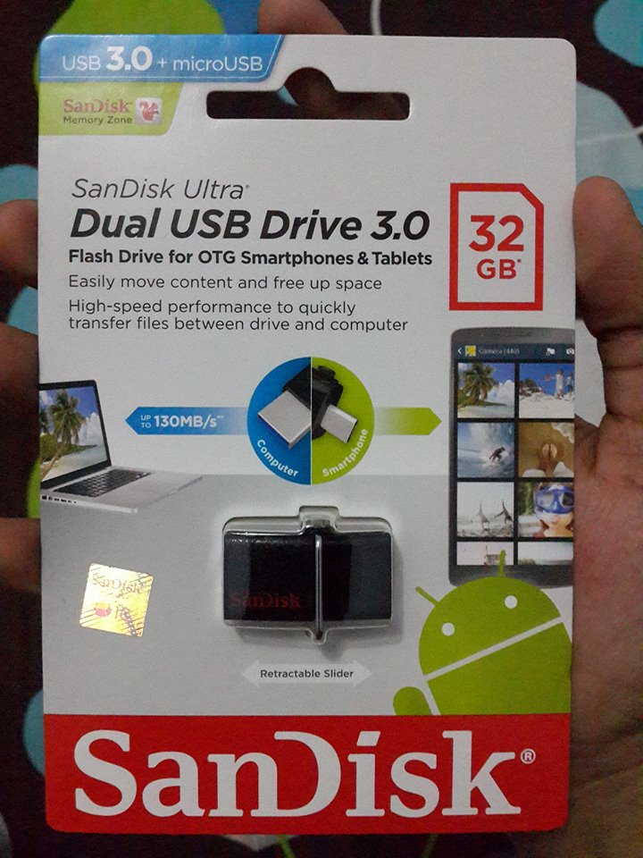 SANDISK FLASHDISK OTG 32GB USB 3 / FLASH DISK 32GB OTG - GARANSI RESMI ...
