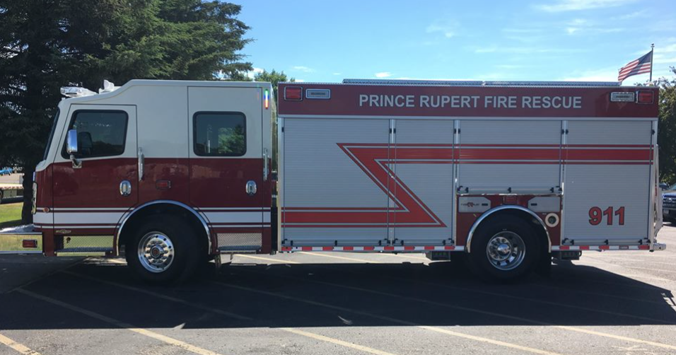 North Coast Review: Prince Rupert Fire/Rescue pumper on its way to the ...