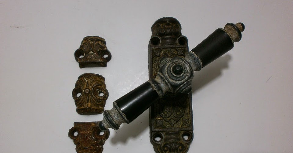 Antikpisan: Spanyolet Motif Art Nouveau Dengan Handel Ebonit Hitam 03 ...