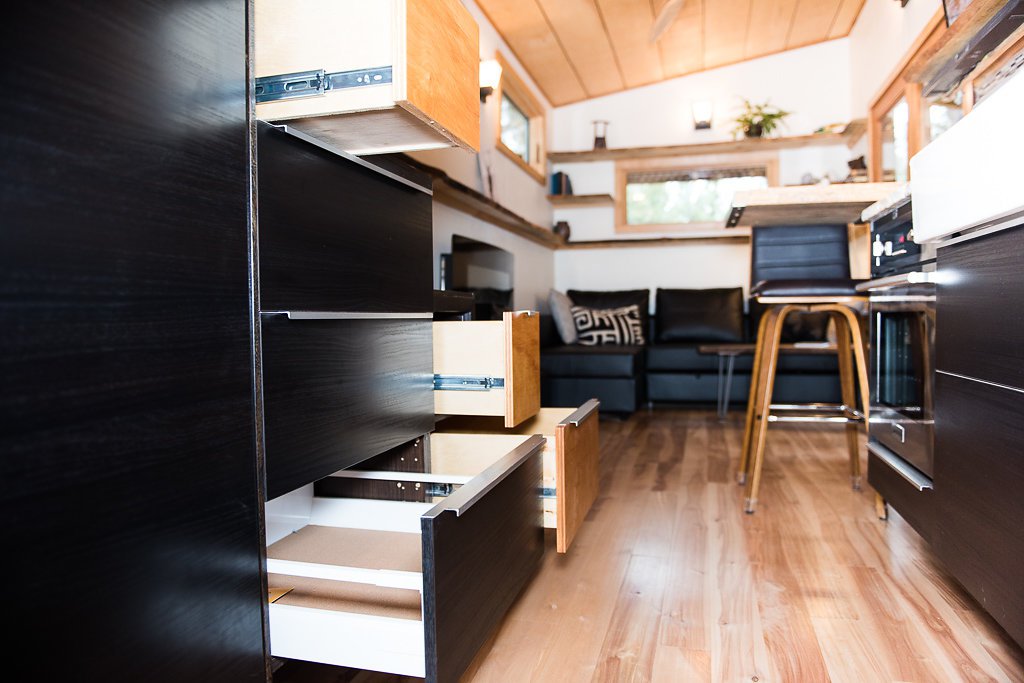 TINY HOUSE TOWN: Wood Iron Tiny Home