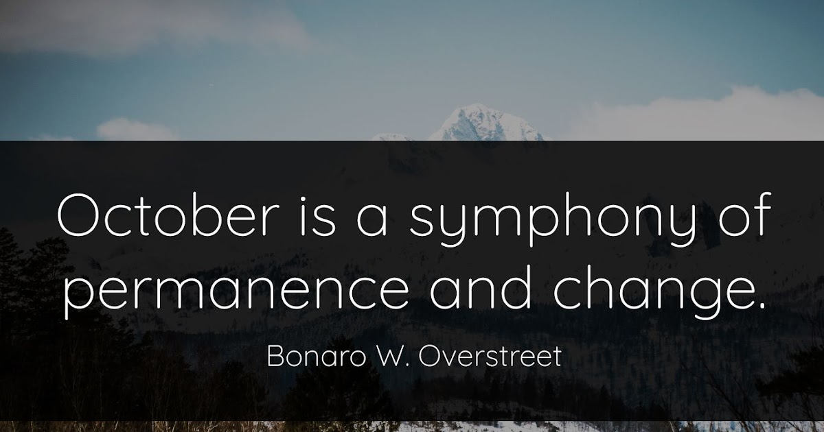 30+ October Quotes - QUOTEISH
