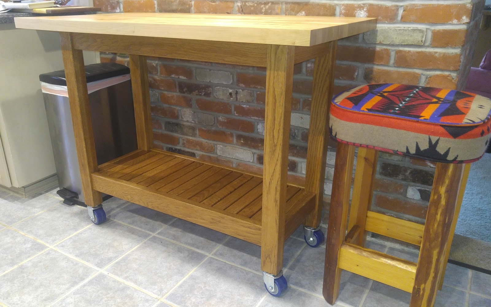 Oregon Woodworker by Andy Margeson: Kitchen work table done