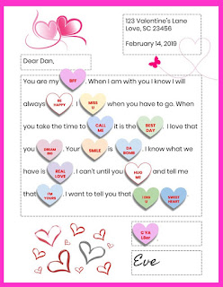 Digital Conversation Heart Writing Activity