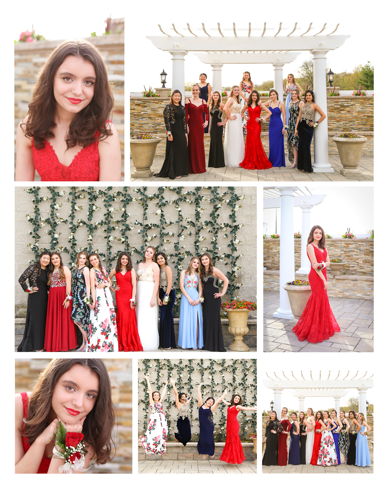 High School Prom Girl Squad Photos | CT Senior Portrait Photographer ...