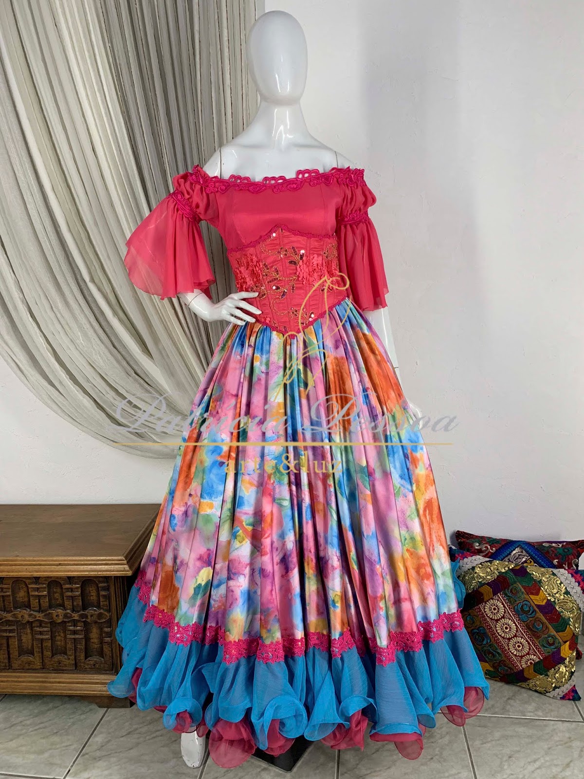 Atelier Patricia Pessoa: Roupa Cigana - (cód.03122)