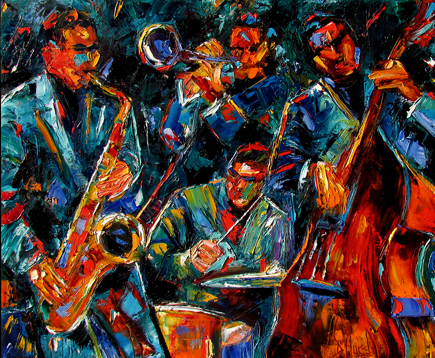 Jazz Instrument Paintings