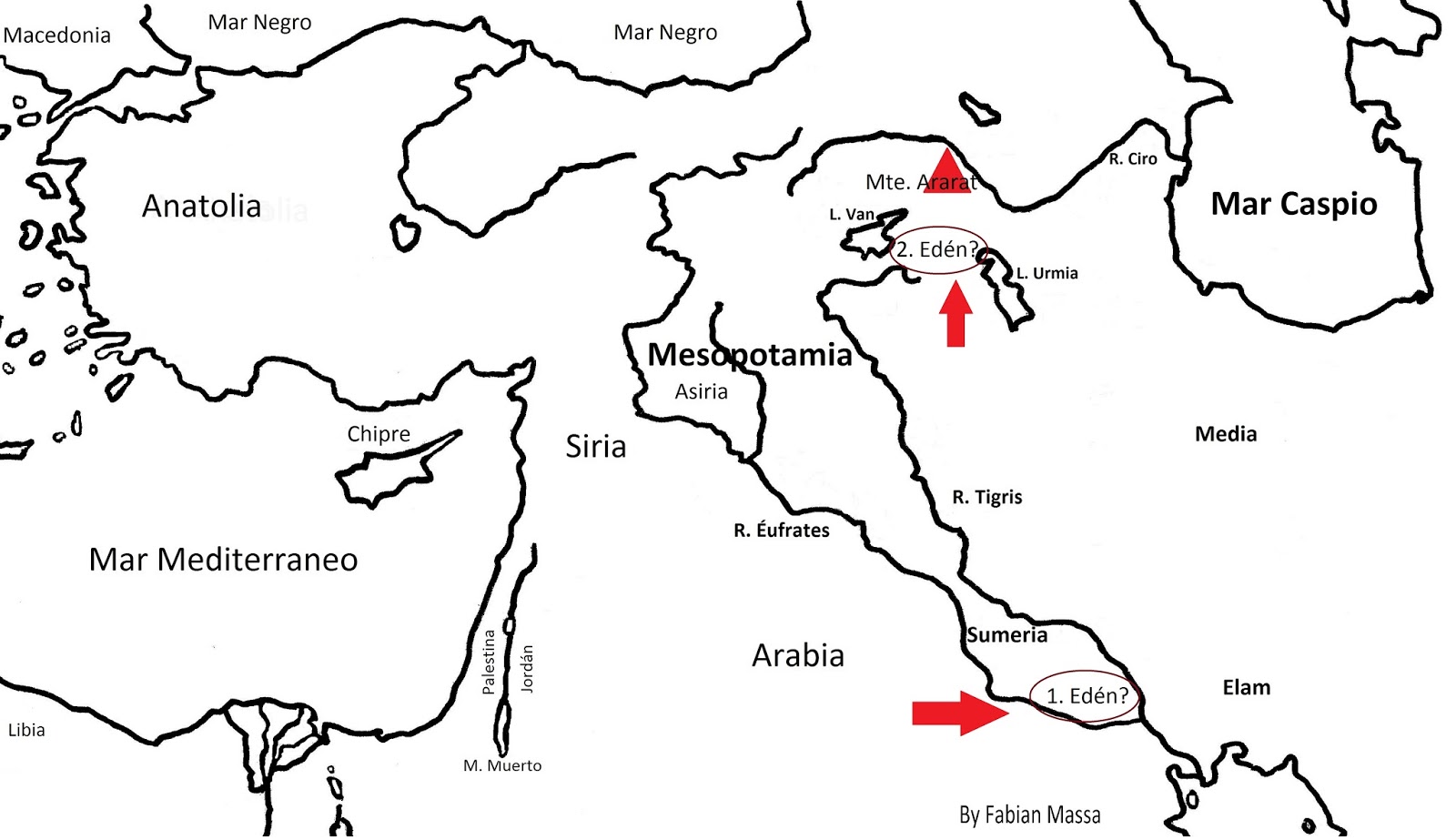 EDÉN o DILMUN, EL PARAISO PERDIDO. BY FABIÁN MASSA.