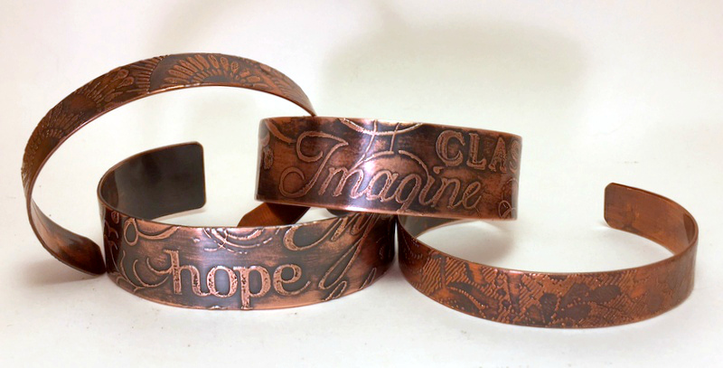 Simply Handcrafted: Etched Copper Jewelry