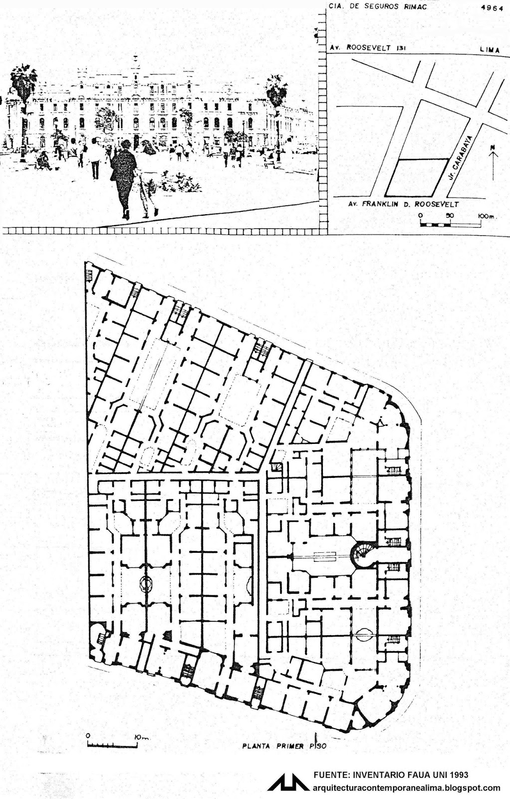 Ricardo de Jaxa Malachowski: EDIFICIO RIMAC O CASA ROOSEVELT
