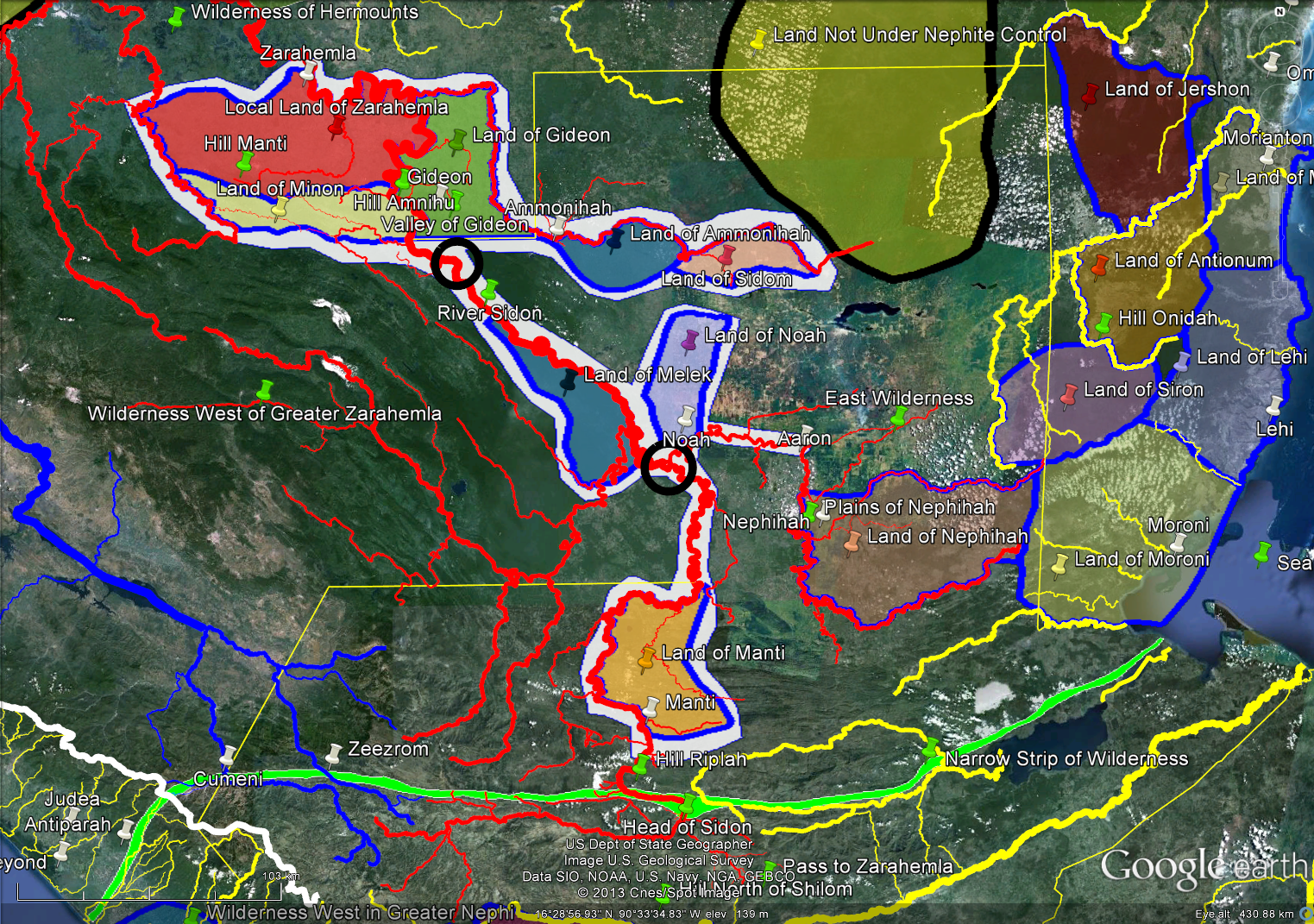 BOOK of MORMON RESOURCES: Book of Mormon Map