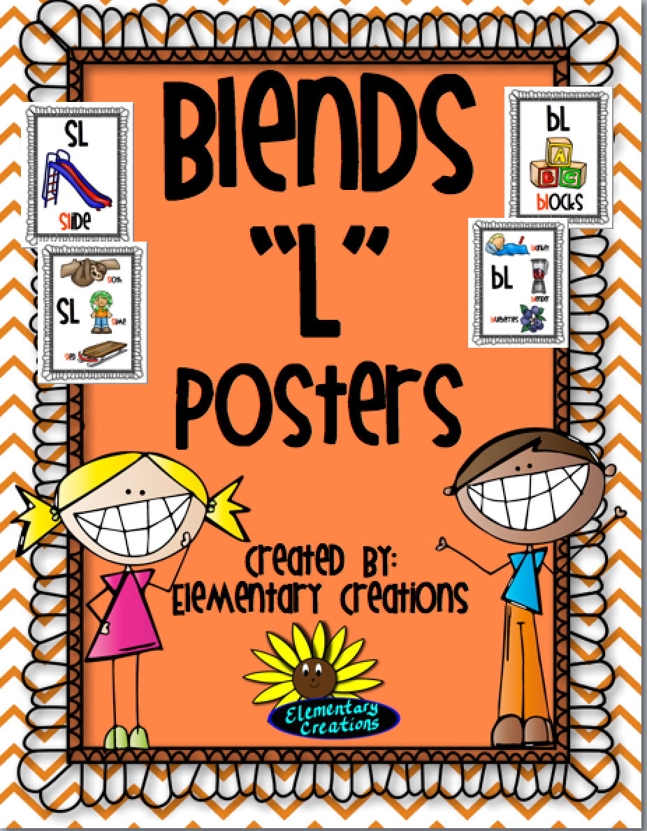 The Best of Teacher Entrepreneurs: Language Arts Lesson - "L Blends Poster"