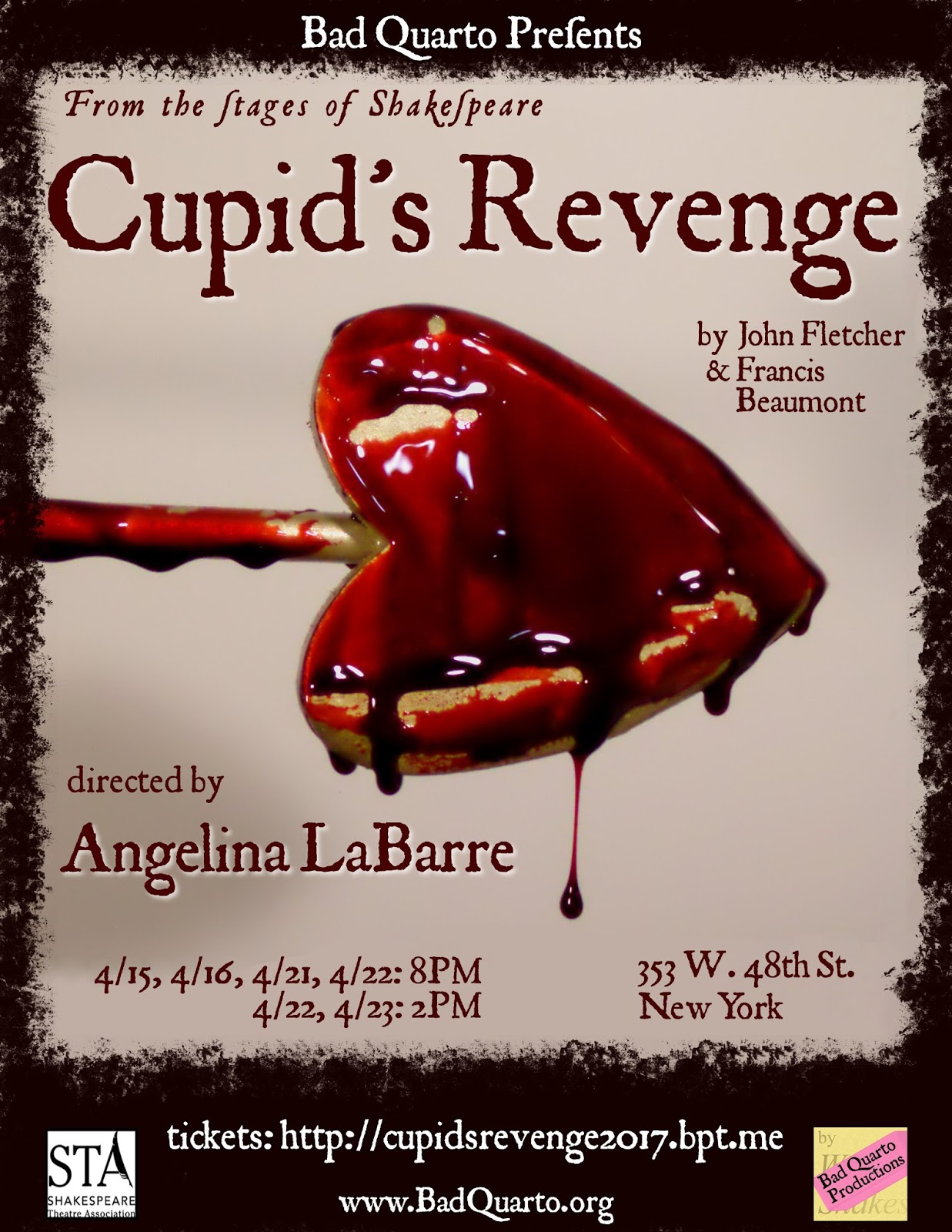 Bad Quarto Productions: Meet the company of Cupid's Revenge
