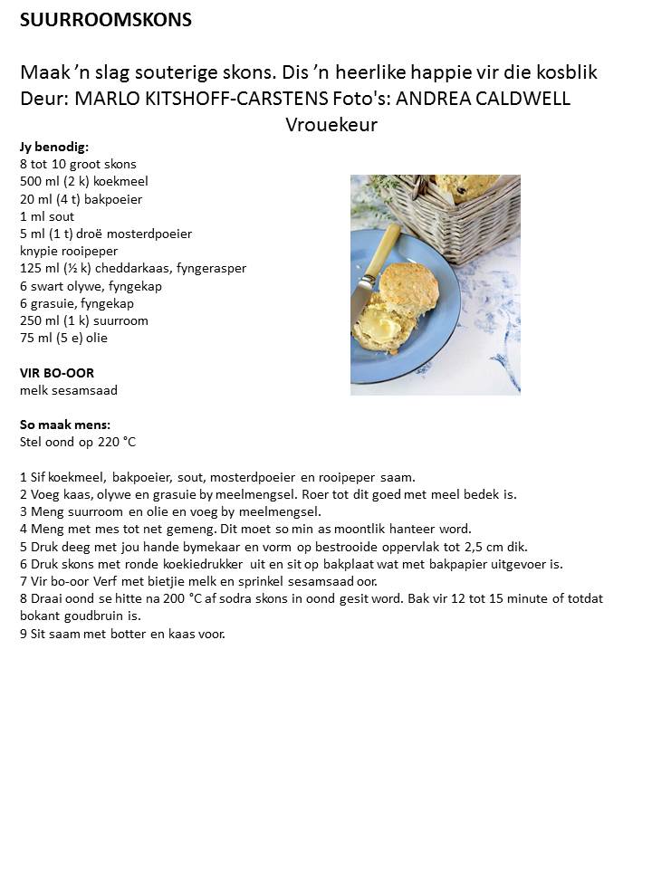 Lekker Resepte : SUURROOMSKONS; GEBAKTE KONDENSMELK TERT