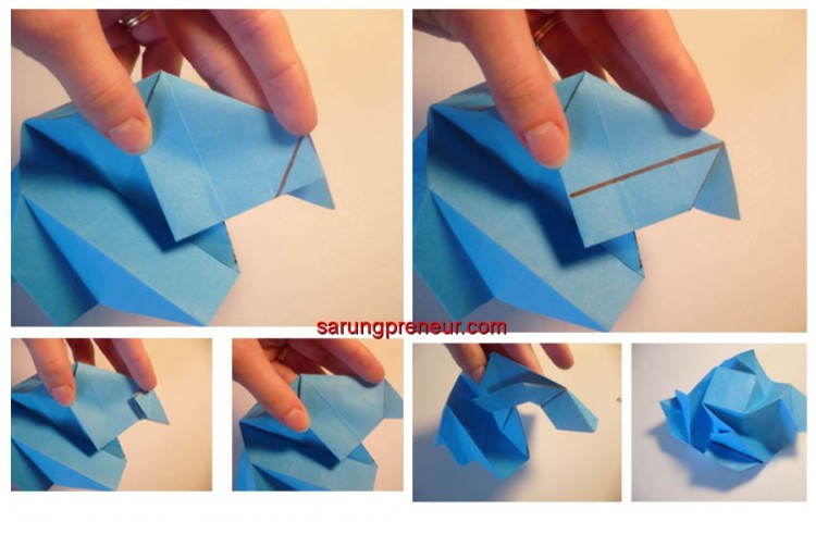 Seni: Cara Membuat Origami Bunga Mawar