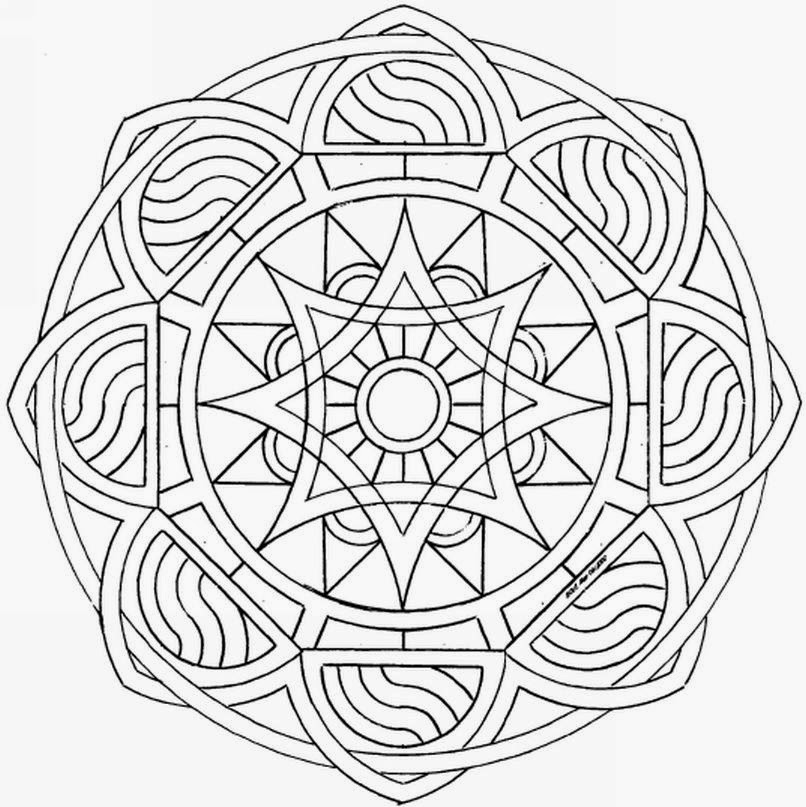 Mandalas para colorear, Mandalas, Mandalas pintadas