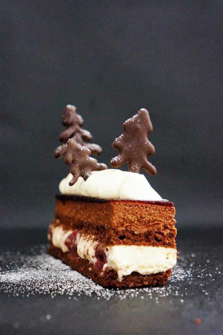 Flourless Black Forest Entremet | Cakelets & Doilies