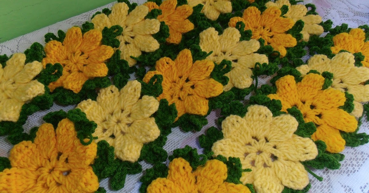 DIELA'S CROCHET: Crochet Sekebun Bunga Daisy
