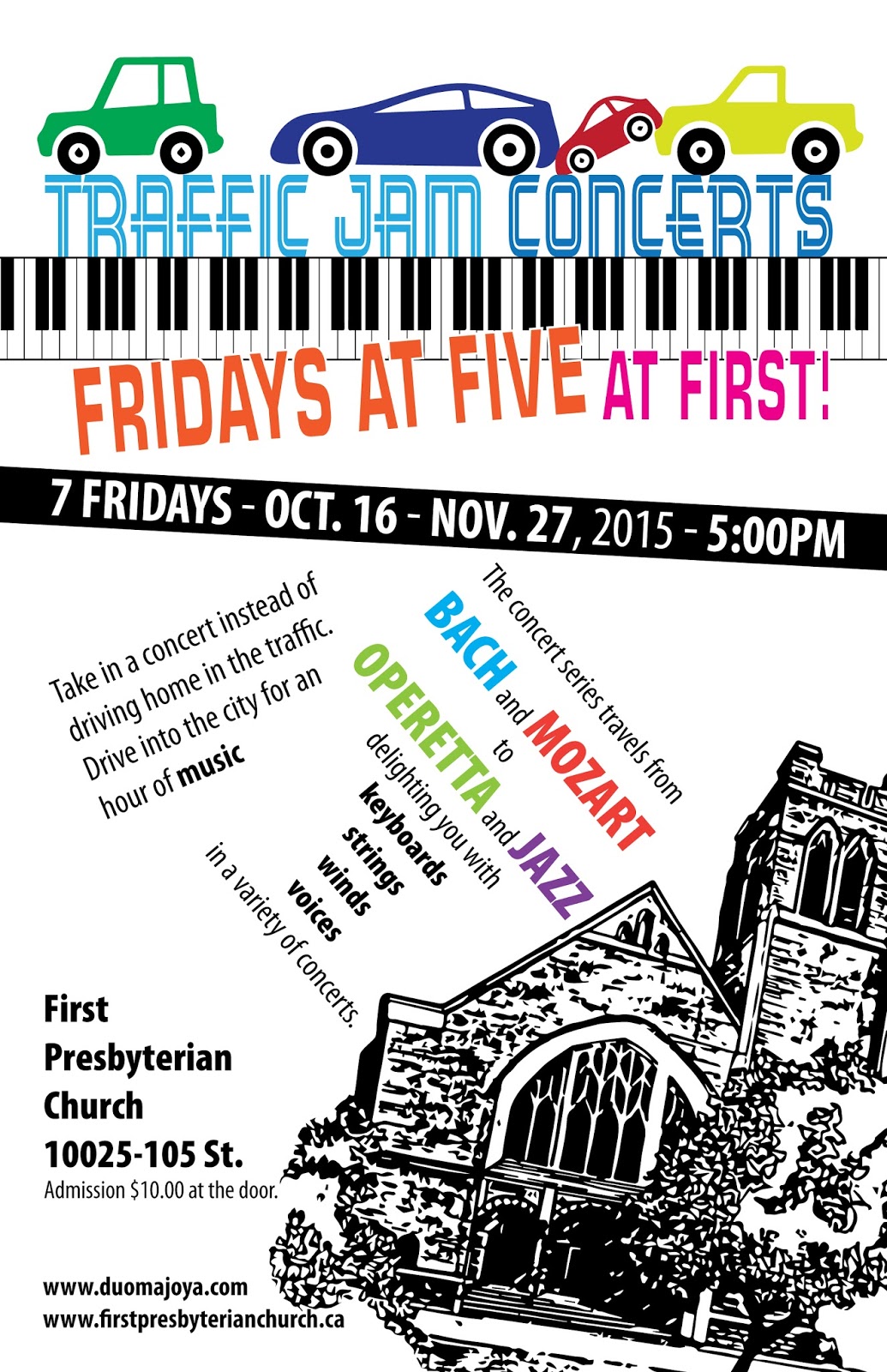 First Presbyterian Church of Edmonton BLOG: Traffic Jam Concerts (Oct ...