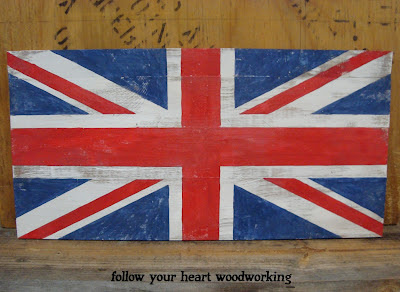 follow your heart woodworking: Britain and Union Jack projects