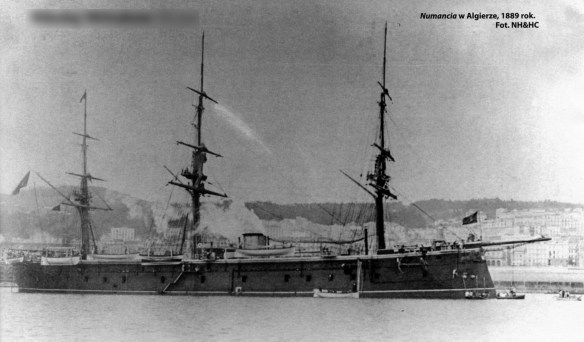 FDRA - Fuerza Naval: Fragata blindada Numancia (España)